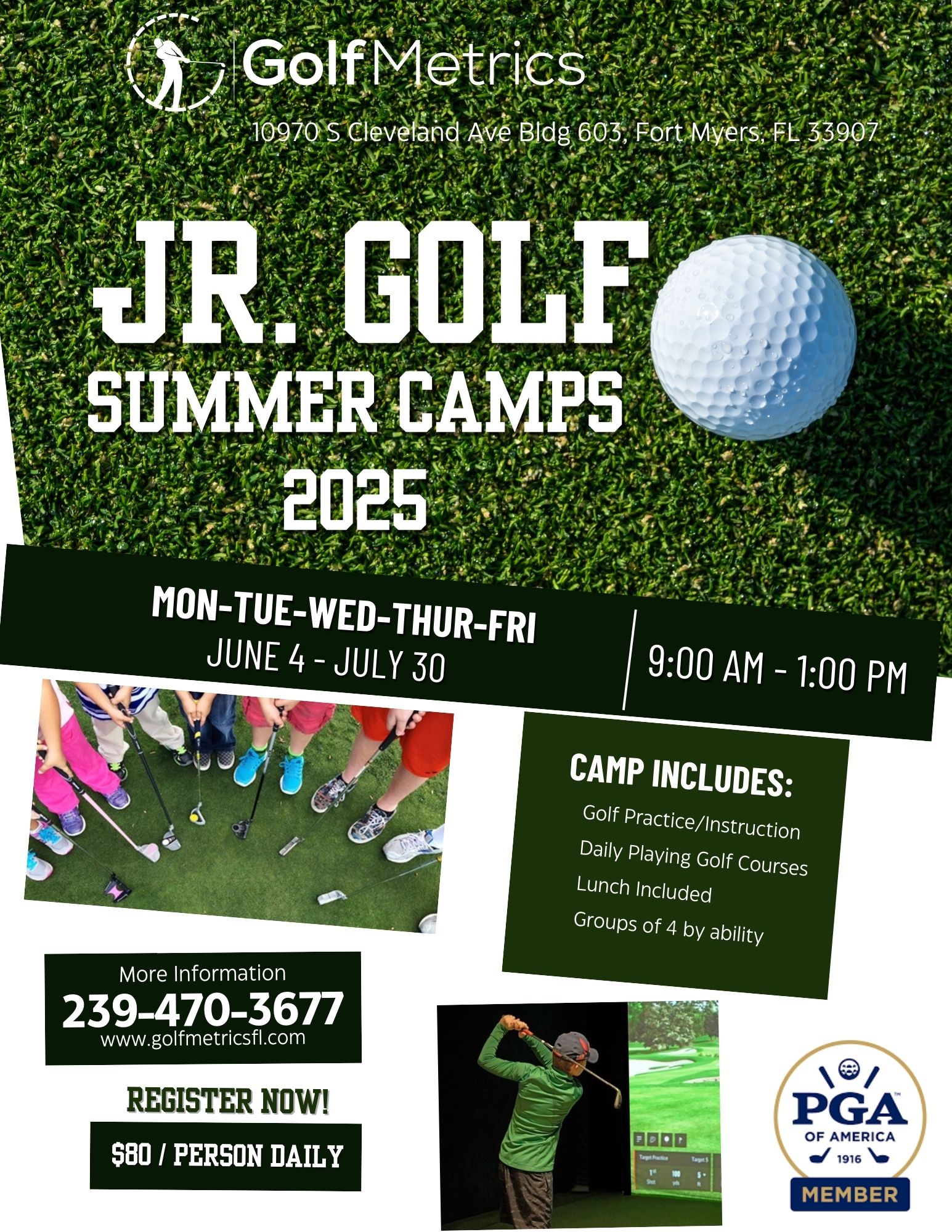 Jr. Camps - Golf Metrics, FL - Golf Instructor, Playing Lessons, and ...